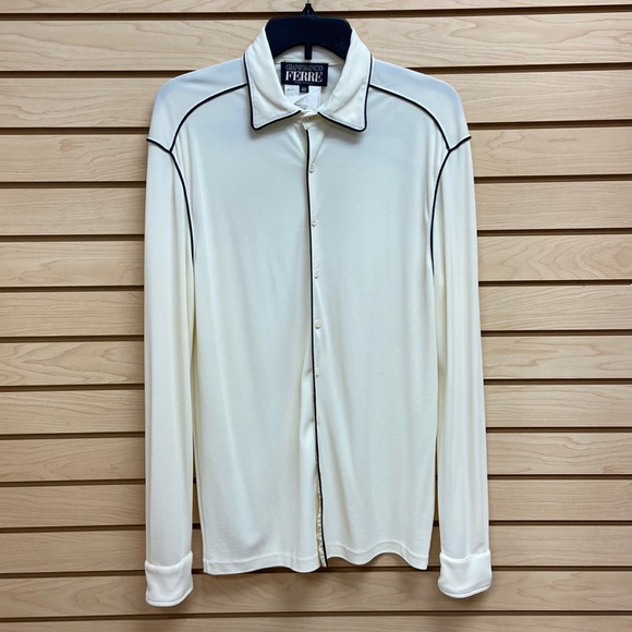 Gianfranco Ferre | Shirts | Gianfranco Ferre Men High Fashion Silk ...